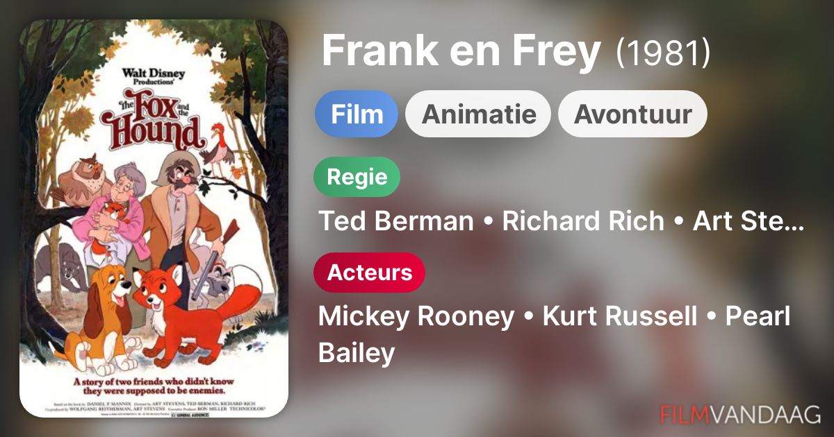 Frank en Frey (film, 1981) - FilmVandaag.nl