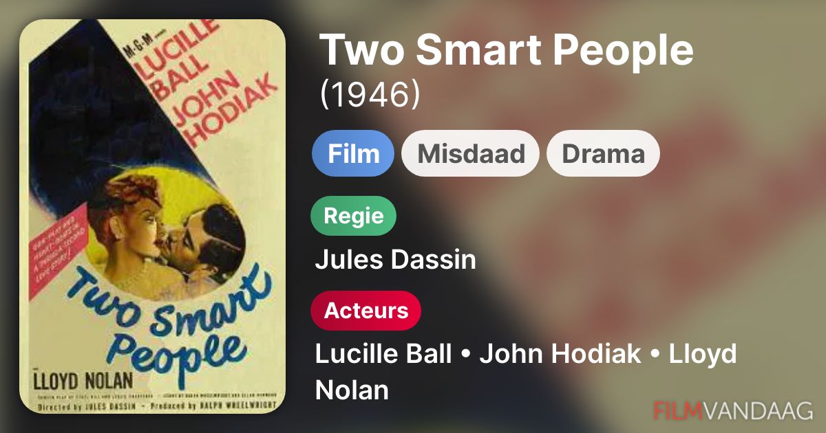 Two Smart People (film, 1946) - FilmVandaag.nl