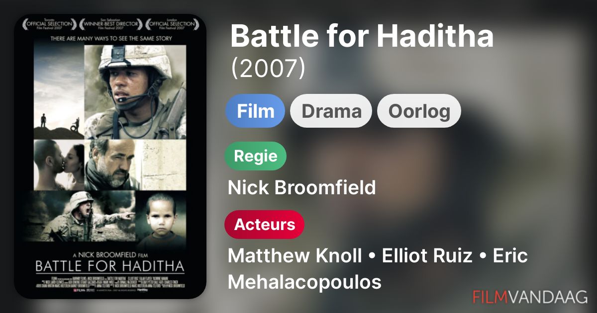 Battle for Haditha (film, 2007) - FilmVandaag.nl