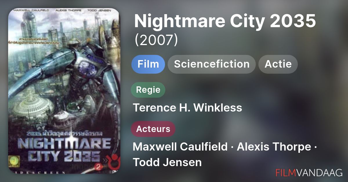 Nightmare City 2035 (film, 2007) - FilmVandaag.nl