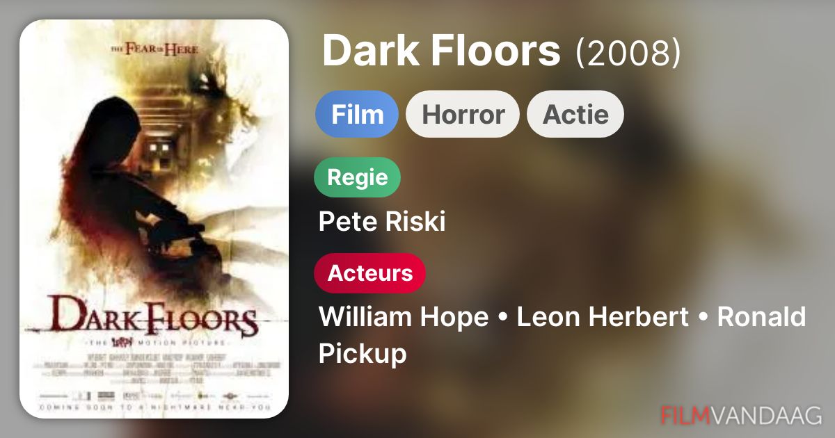 Dark Floors (film, 2008) - FilmVandaag.nl