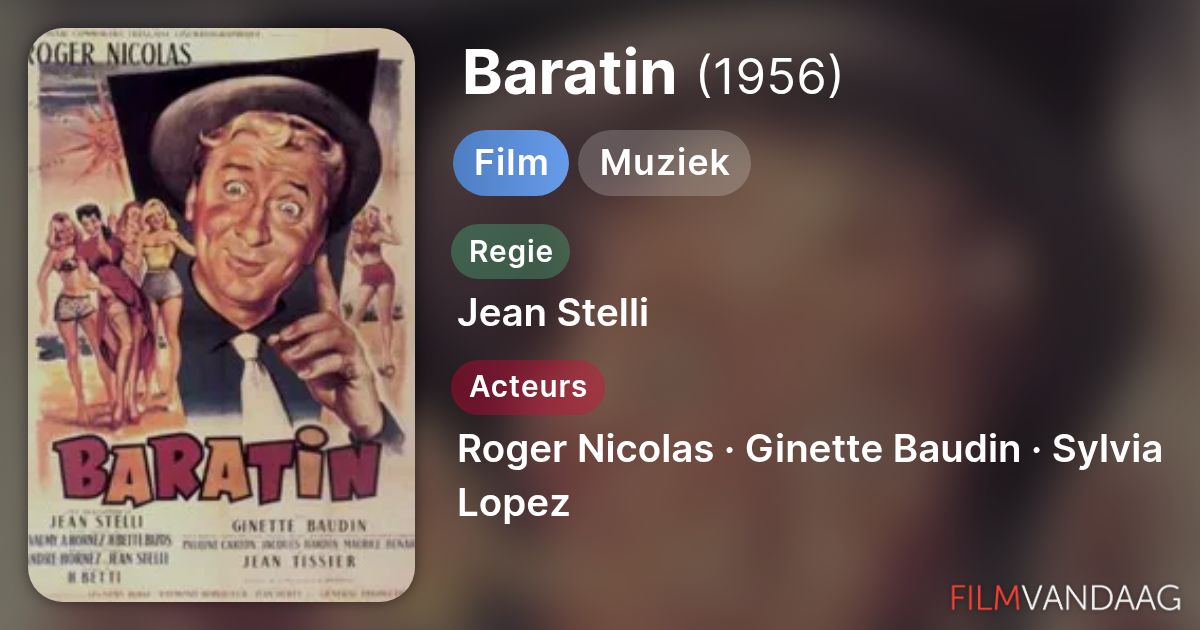 Baratin (film, 1956) - FilmVandaag.nl