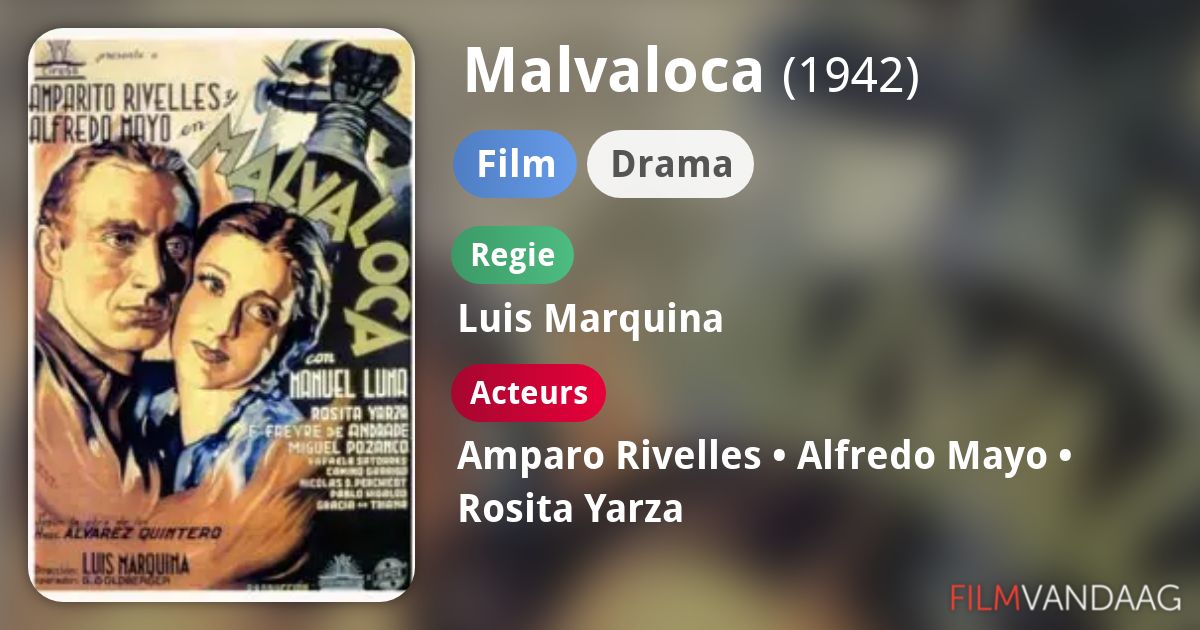 Malvaloca (film, 1942) - FilmVandaag.nl