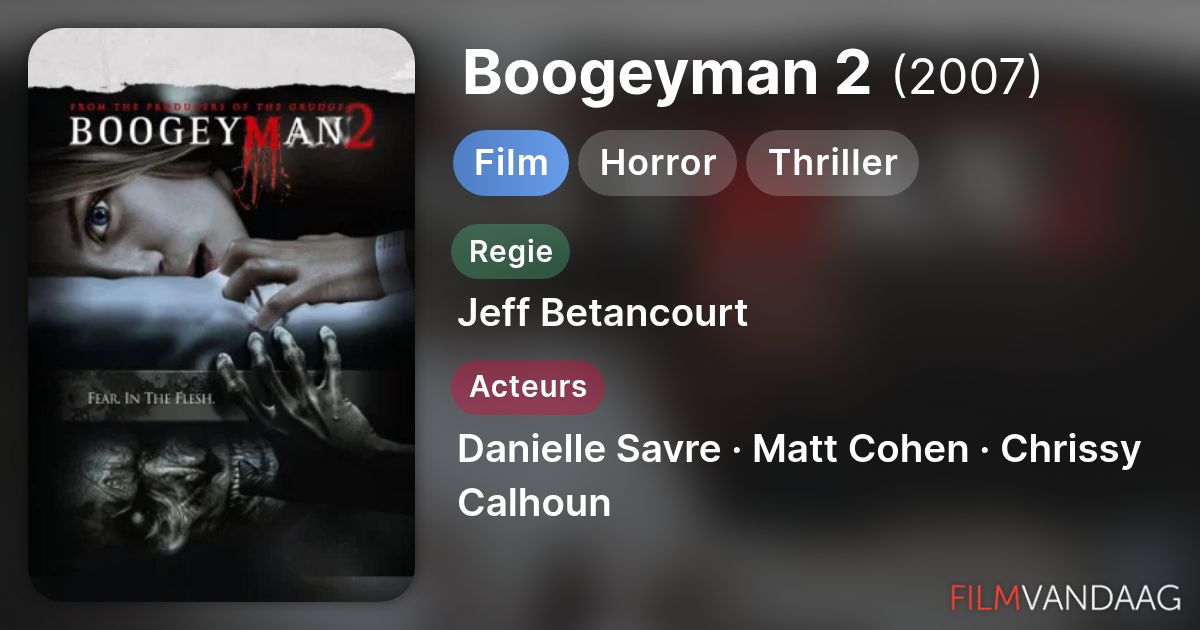 Boogeyman 2 (film, 2007) - FilmVandaag.nl