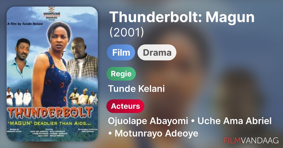 Thunderbolt: Magun (film, 2001) - FilmVandaag.nl