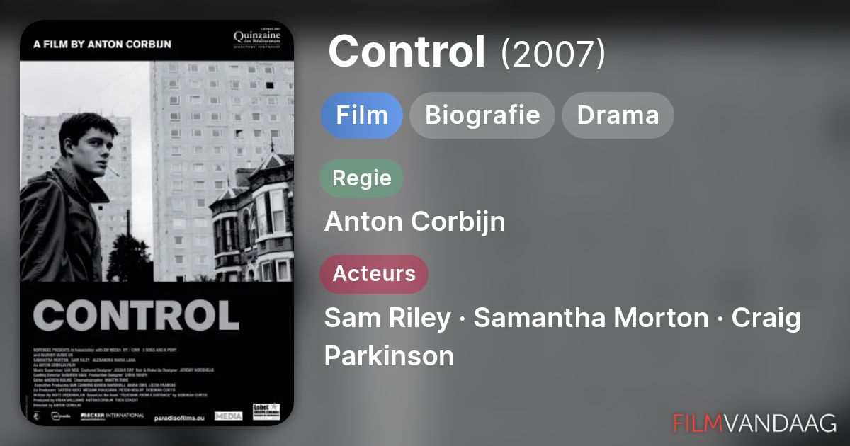 Control (film, 2007) - FilmVandaag.nl