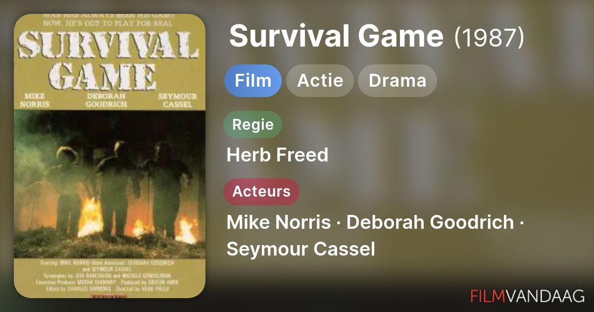 Survival Game (film, 1987) - FilmVandaag.nl