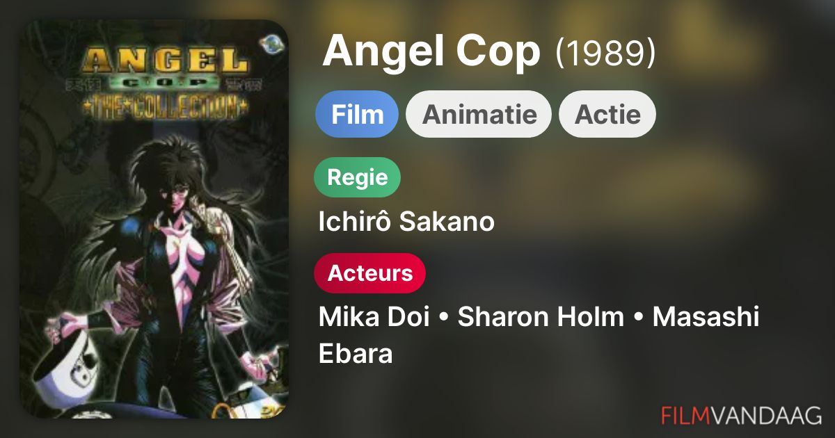 Angel Cop (film, 1989) - FilmVandaag.nl