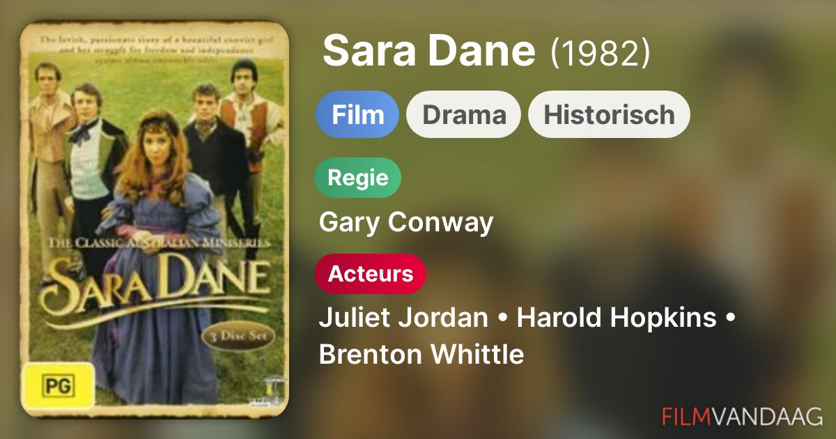 Sara Dane (film, 1982) - FilmVandaag.nl