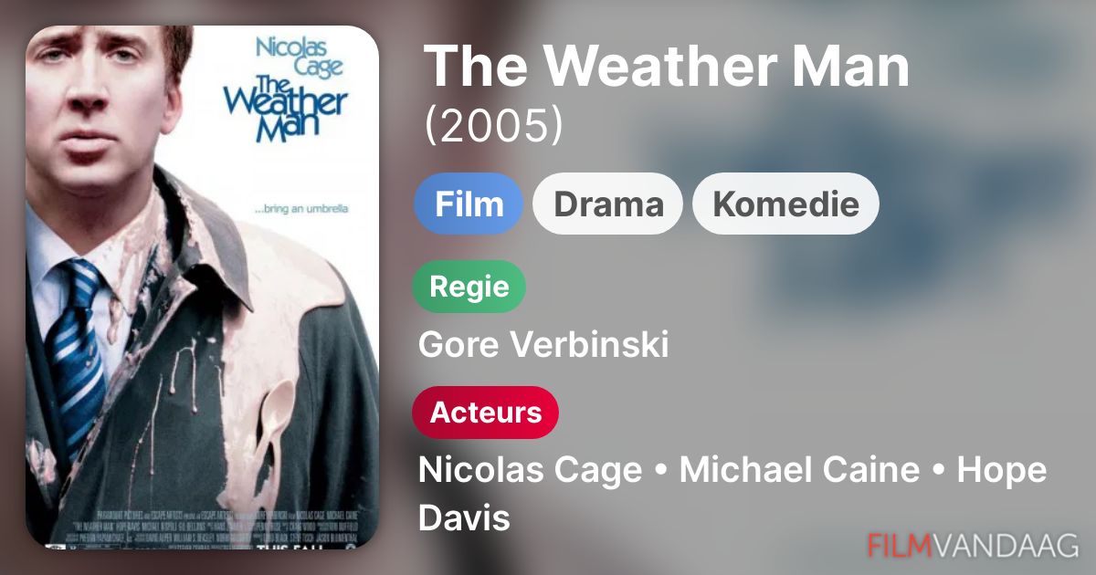 The Weather Man (film, 2005) - FilmVandaag.nl