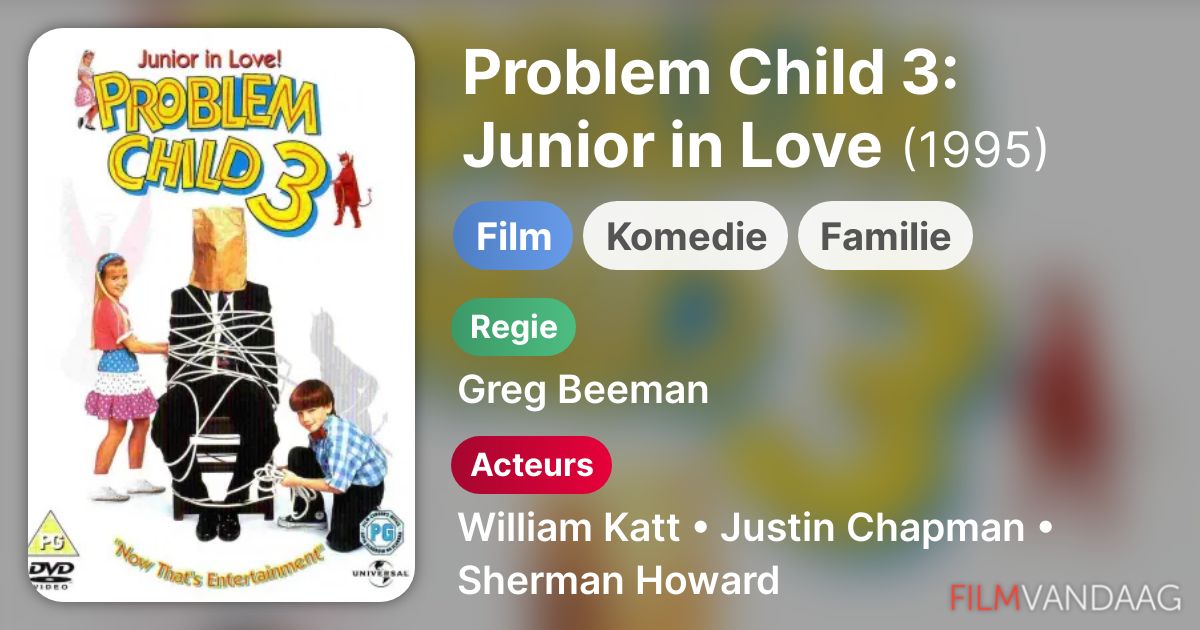 Problem Child 3: Junior in Love (film, 1995) - FilmVandaag.nl