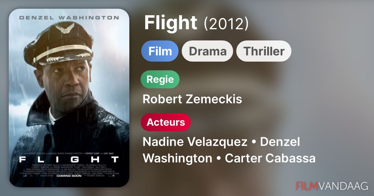 Flight (film, 2012) - FilmVandaag.nl