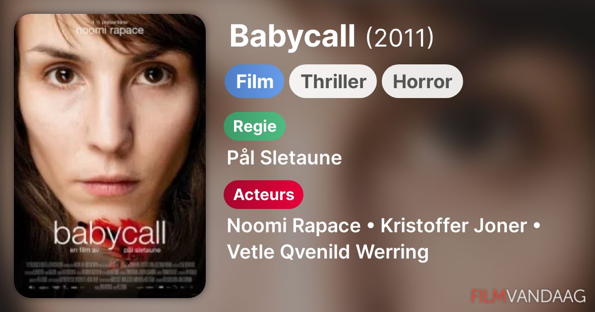 Babycall (film, 2011) - FilmVandaag.nl