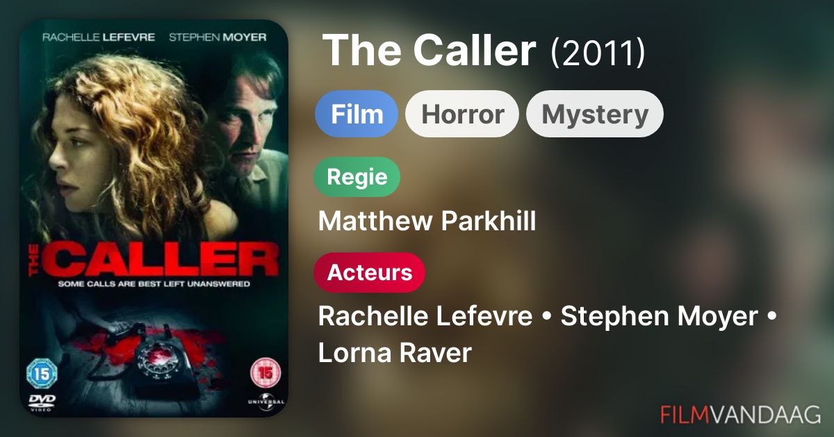 The Caller (film, 2011) - FilmVandaag.nl