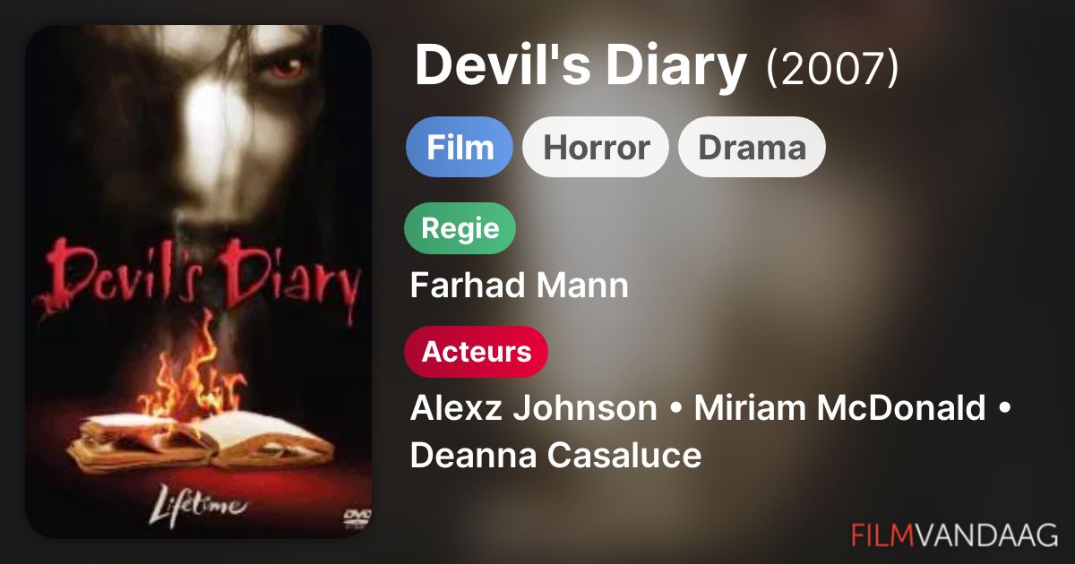 Devil's Diary (film, 2007) - FilmVandaag.nl