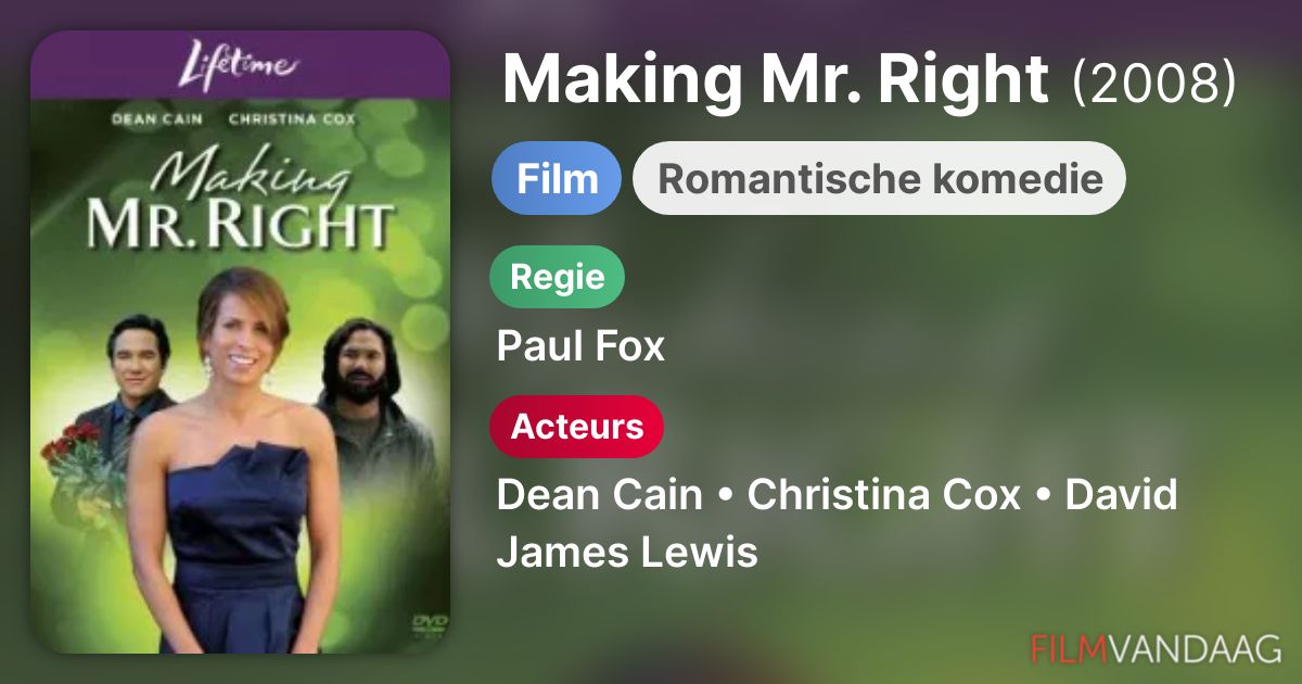 Making Mr. Right (film, 2008) - FilmVandaag.nl