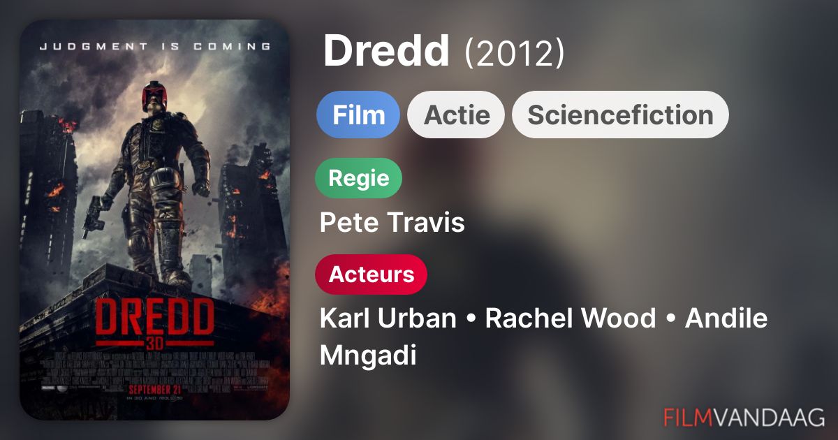 Dredd (film, 2012) - FilmVandaag.nl