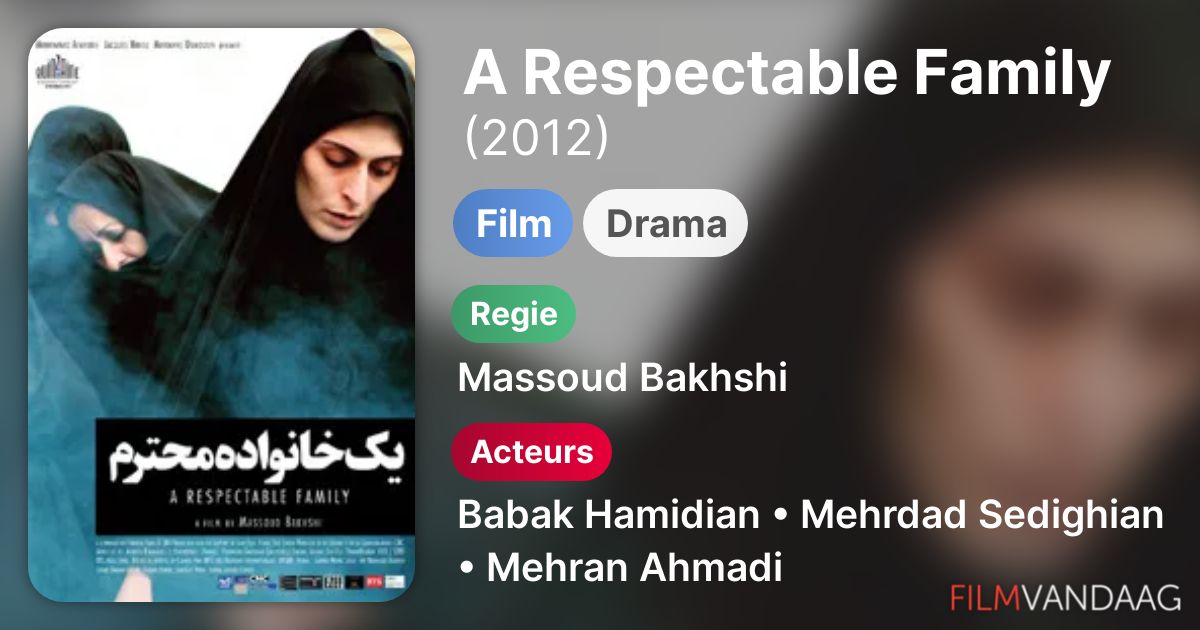 A Respectable Family (film, 2012) - FilmVandaag.nl