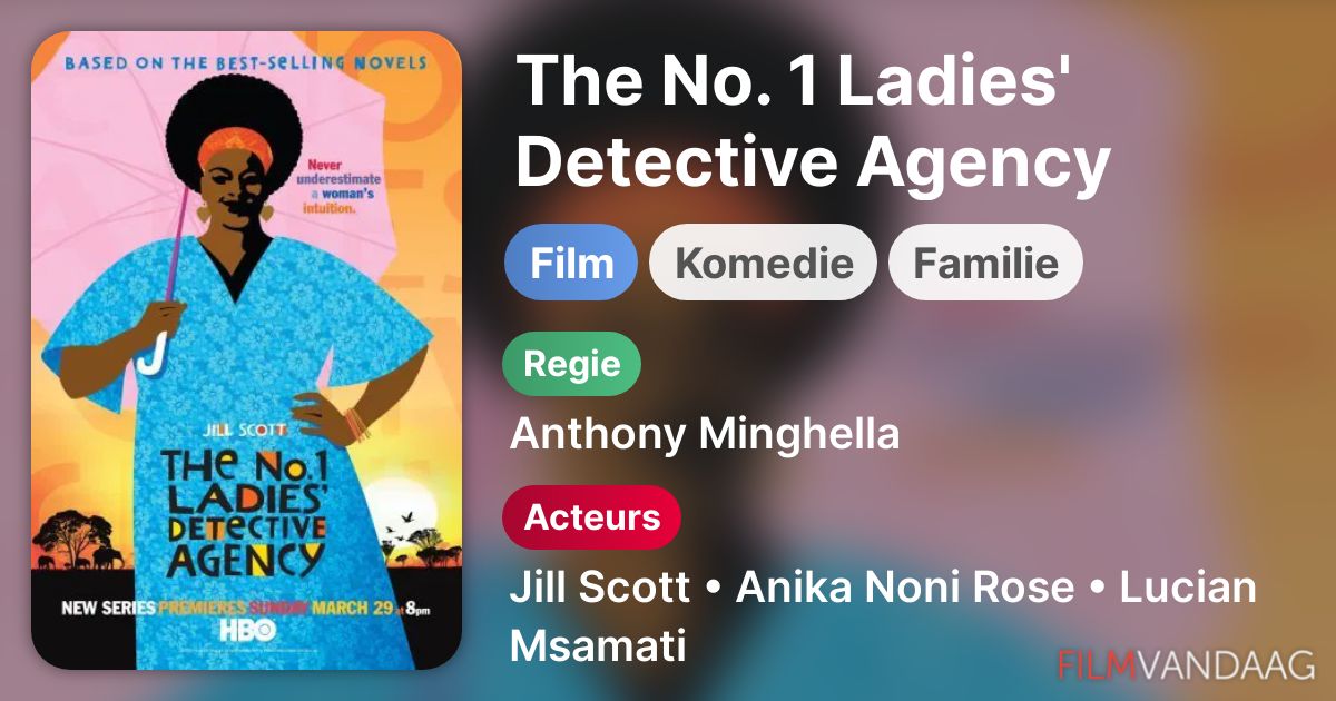 The No. 1 Ladies' Detective Agency (film, 2008) - FilmVandaag.nl