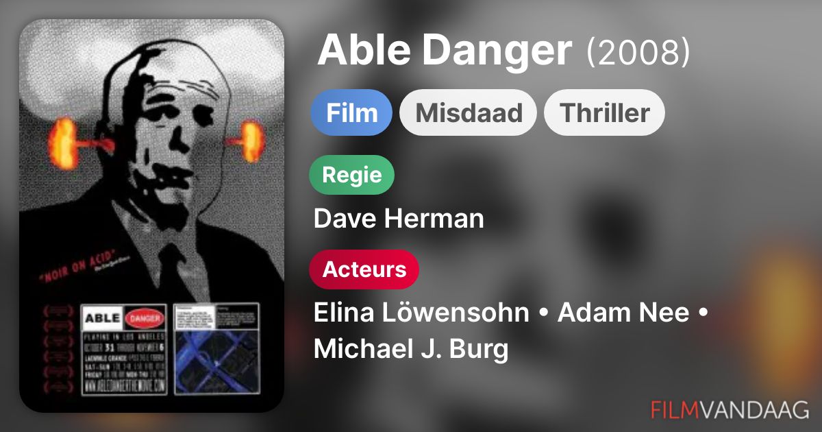 Able Danger (film, 2008) - FilmVandaag.nl