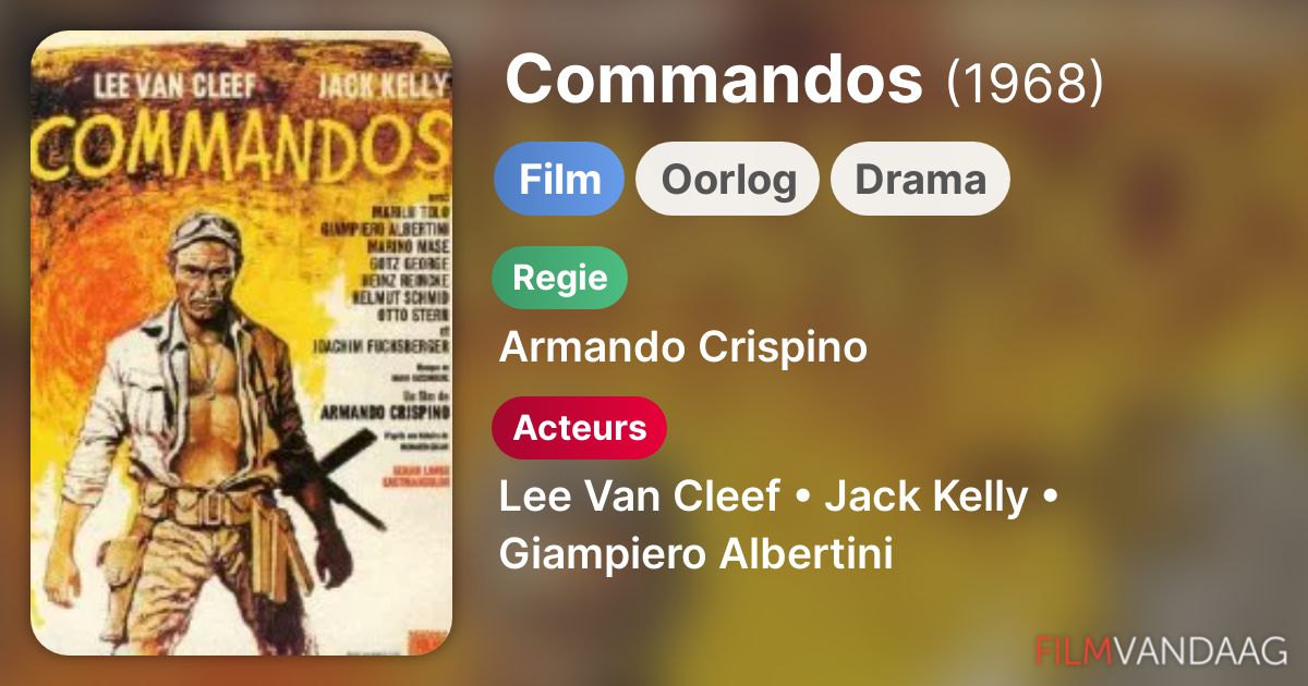 Commandos (film, 1968) - FilmVandaag.nl