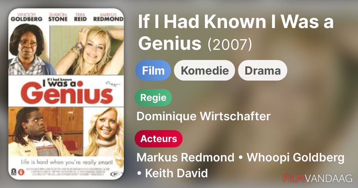 If I Had Known I Was a Genius (film, 2007) - FilmVandaag.nl
