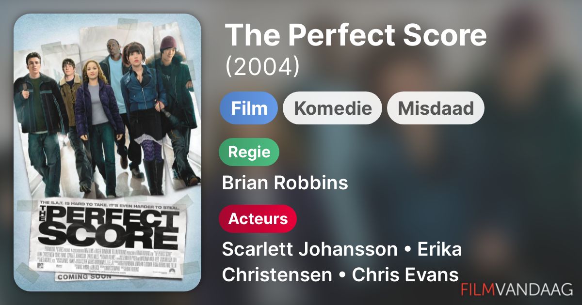 The Perfect Score (film, 2004) - FilmVandaag.nl