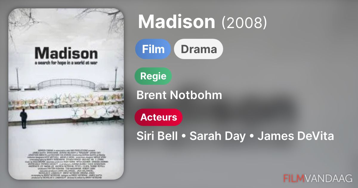 Madison (film, 2008) - FilmVandaag.nl