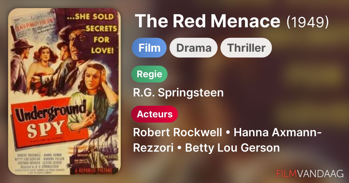 The Red Menace (film, 1949) - FilmVandaag.nl