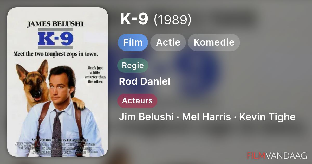 K-9 (film, 1989) - FilmVandaag.nl