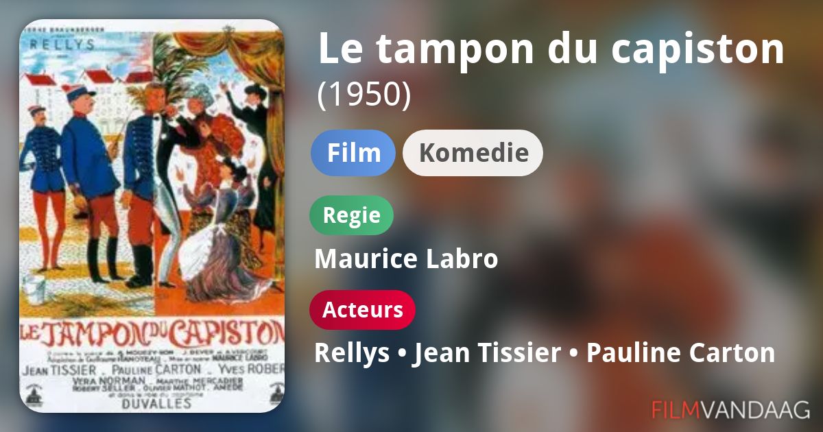 Le tampon du capiston (film, 1950) - FilmVandaag.nl