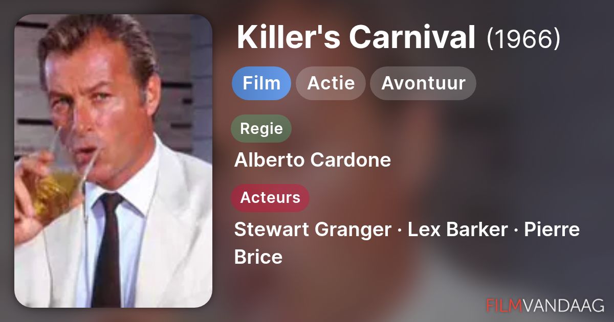 Killer's Carnival (film, 1966) - FilmVandaag.nl