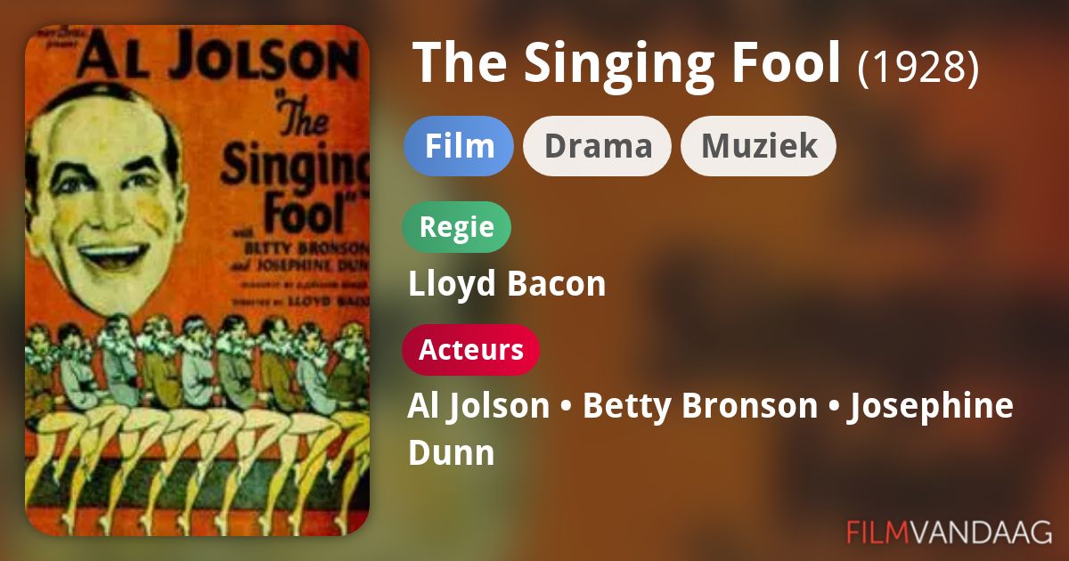 The Singing Fool (film, 1928) - FilmVandaag.nl
