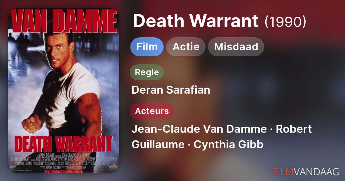 Death Warrant (film, 1990) - FilmVandaag.nl