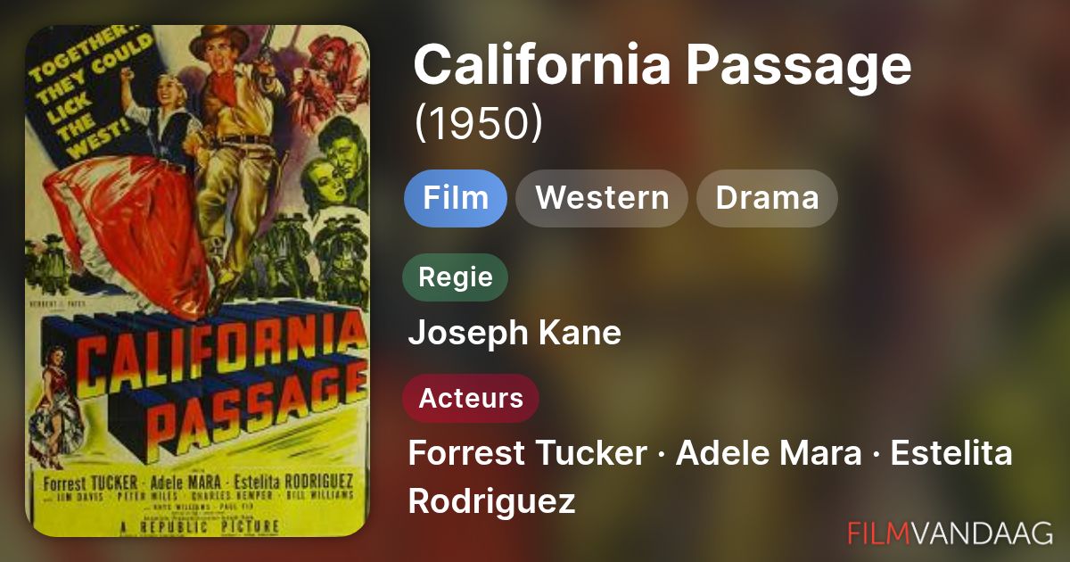 California Passage (film, 1950) - FilmVandaag.nl
