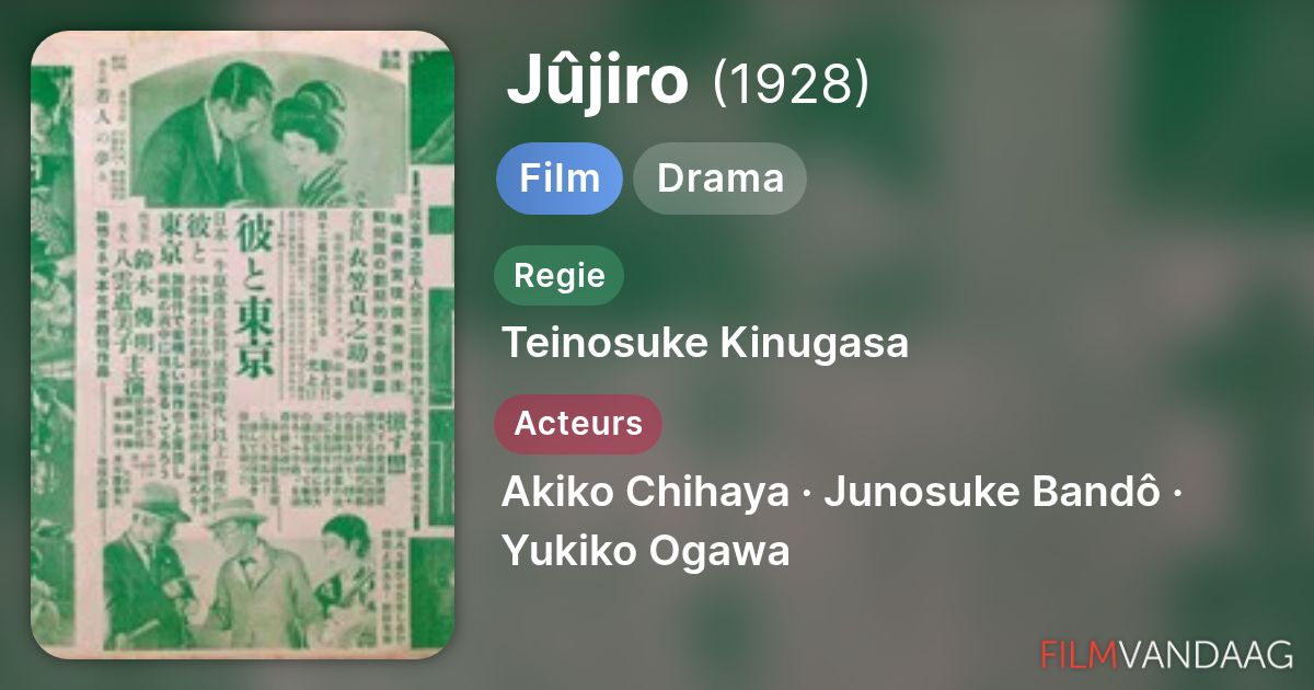 Jûjiro (film, 1928) - FilmVandaag.nl