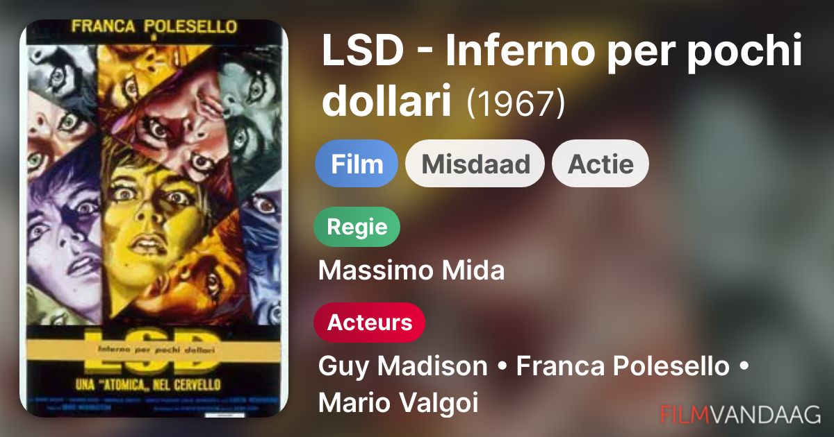 LSD - Inferno per pochi dollari (film, 1967) - FilmVandaag.nl