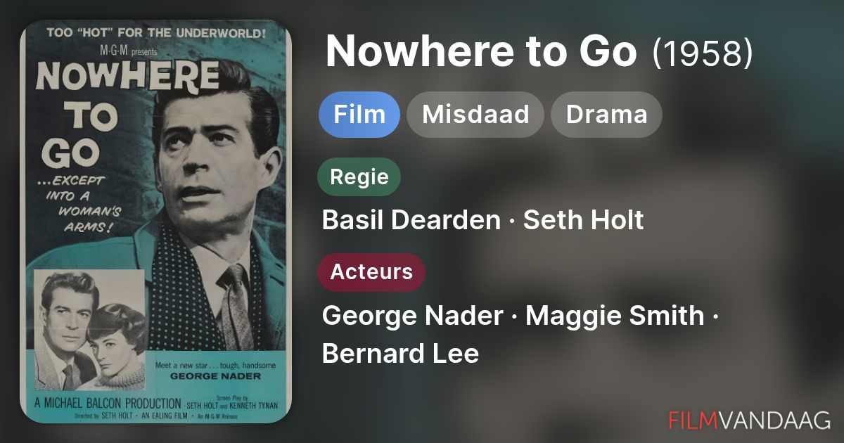 Nowhere to Go (film, 1958) - FilmVandaag.nl