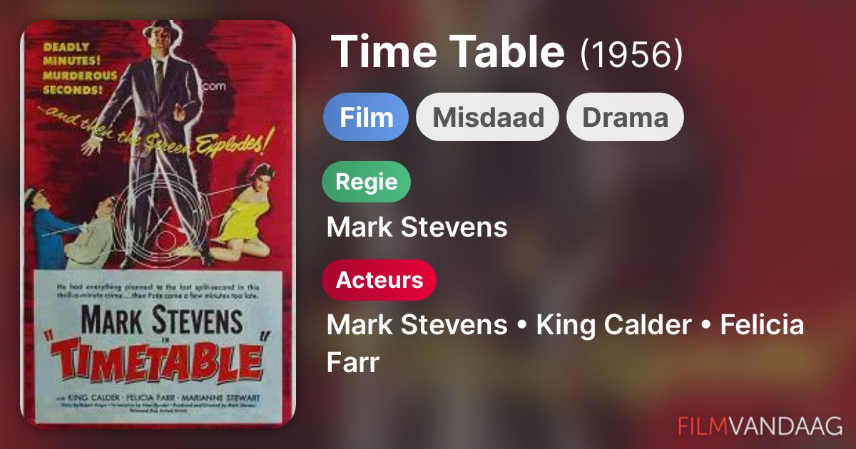 Time Table (film, 1956) - FilmVandaag.nl