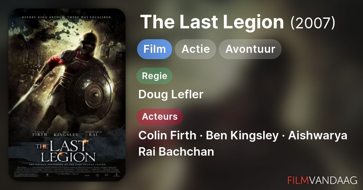 The Last Legion (film, 2007) - FilmVandaag.nl