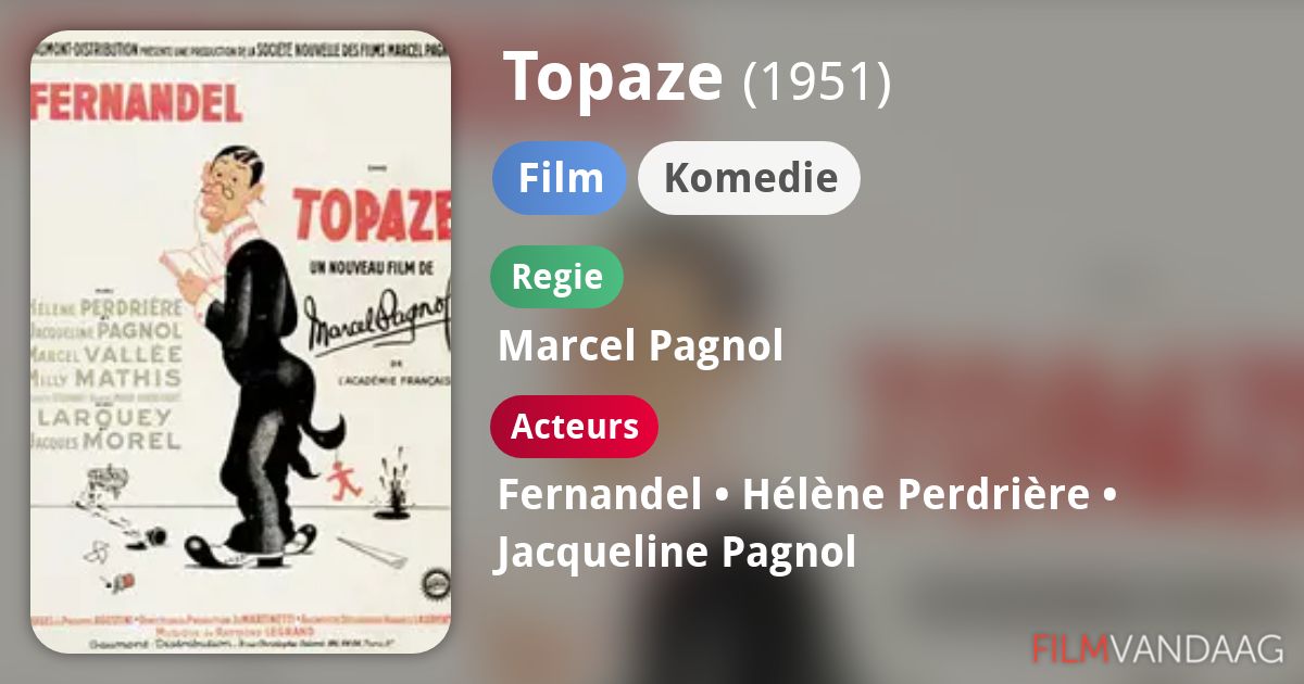 Topaze (film, 1951) - FilmVandaag.nl