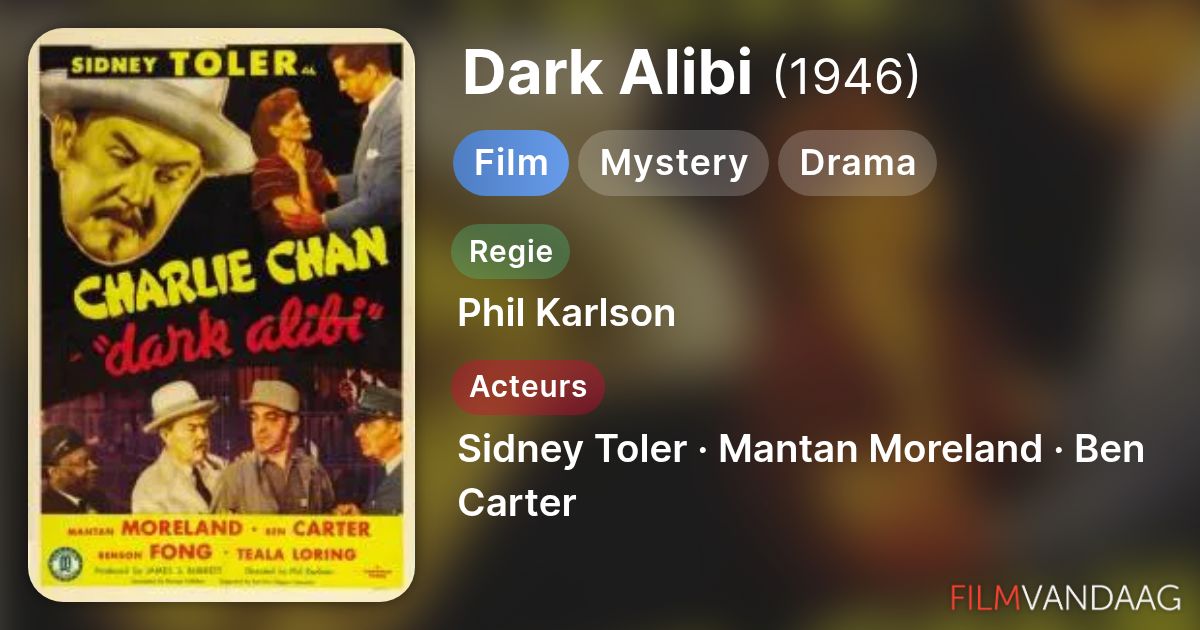 Dark Alibi (film, 1946) - FilmVandaag.nl