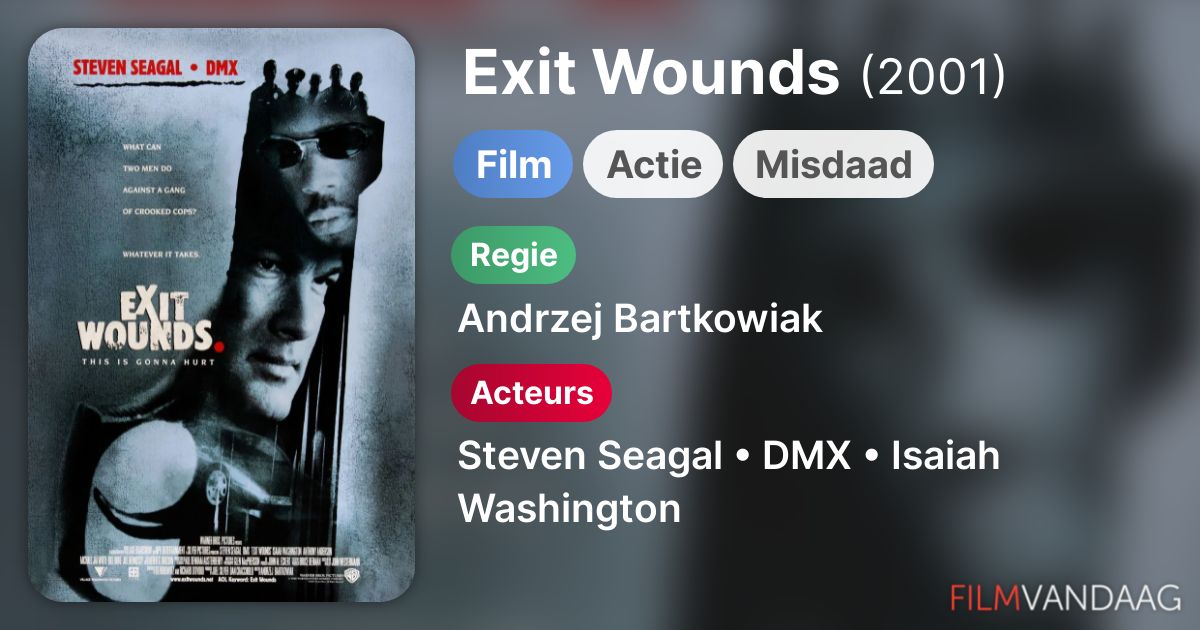 Exit Wounds (film, 2001) - FilmVandaag.nl