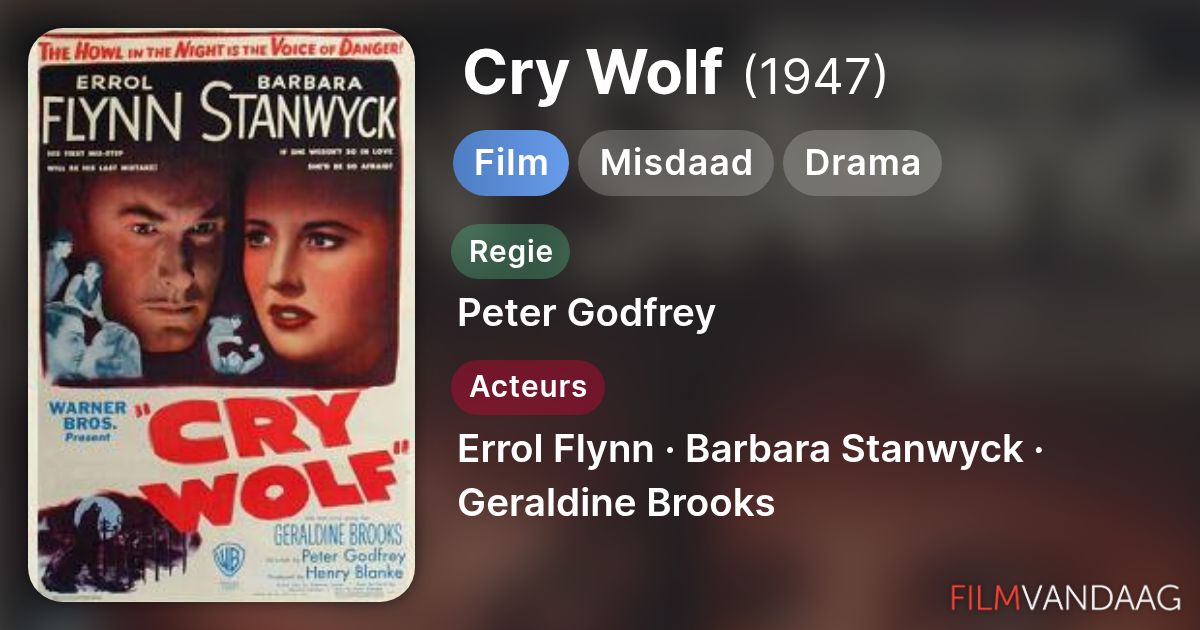 Cry Wolf (film, 1947) - FilmVandaag.nl