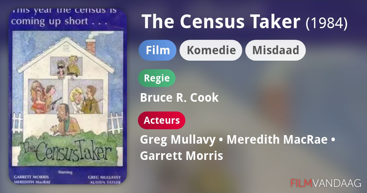 The Census Taker (film, 1984) - FilmVandaag.nl