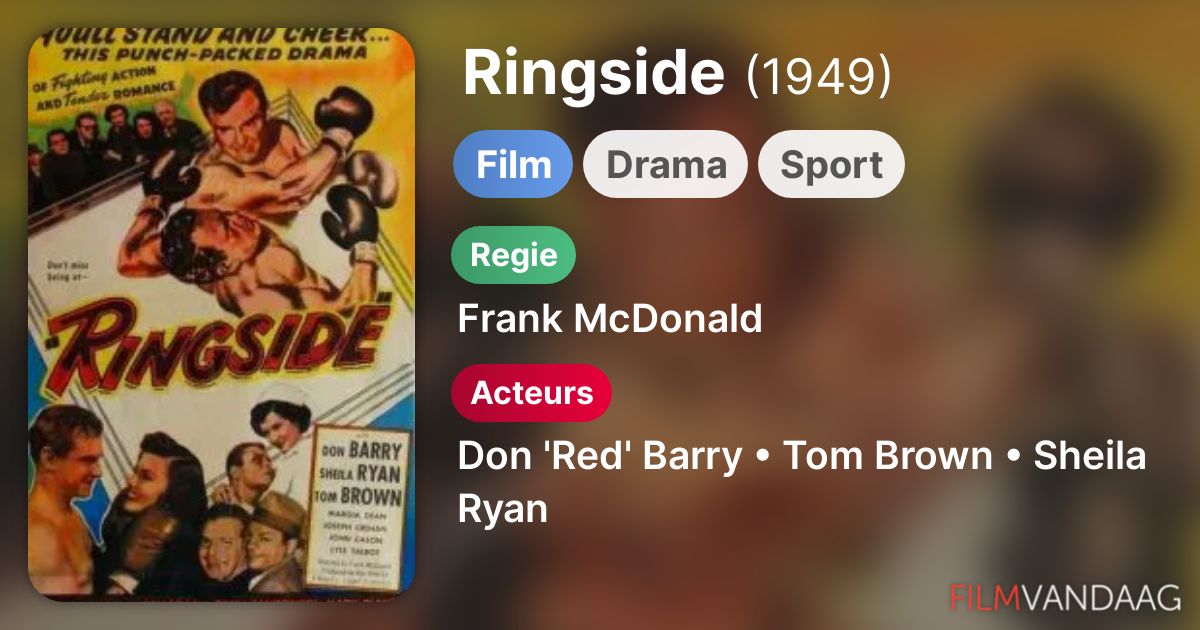 Ringside (film, 1949) - FilmVandaag.nl