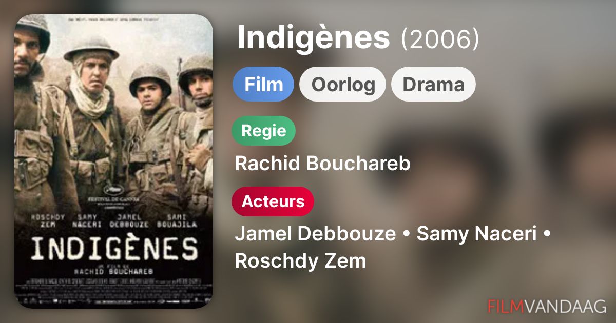 Indigènes (film, 2006) - FilmVandaag.nl