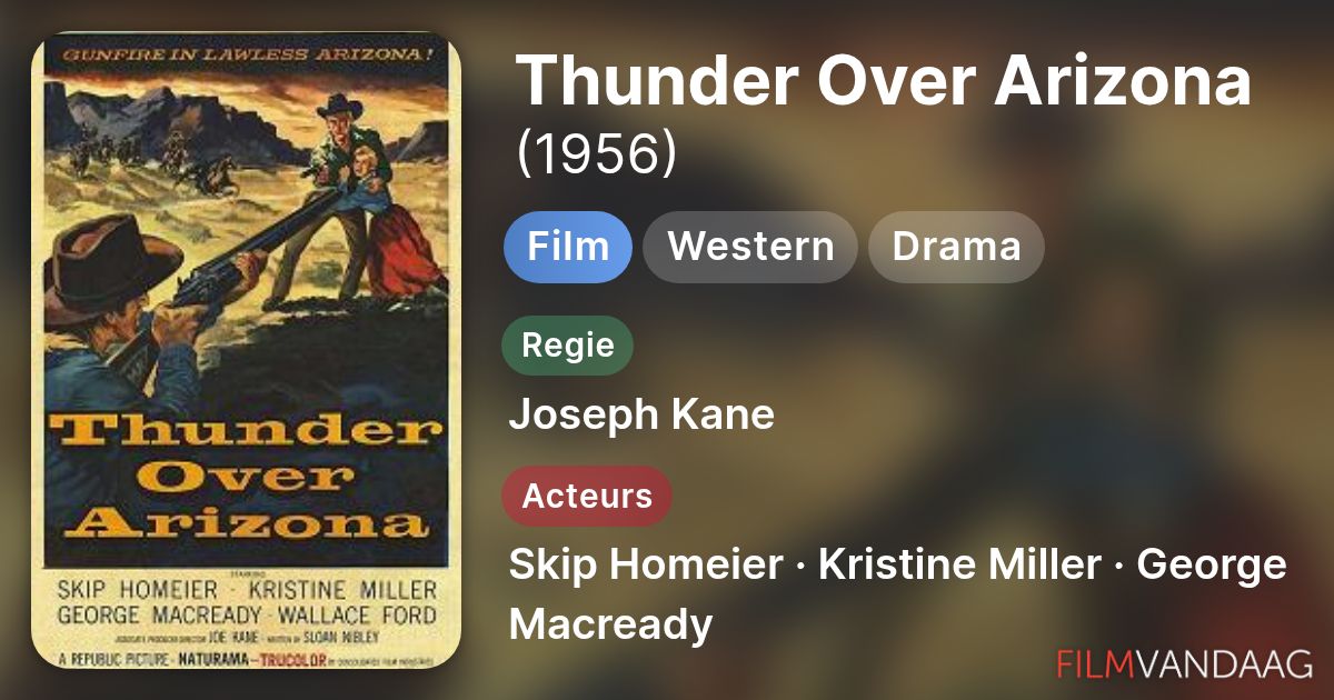 Thunder Over Arizona (film, 1956) - FilmVandaag.nl