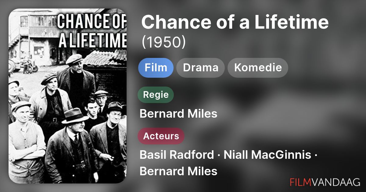 Chance of a Lifetime (film, 1950) - FilmVandaag.nl