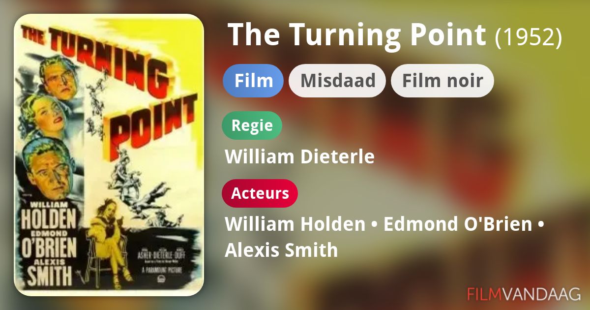 The Turning Point (film, 1952) - FilmVandaag.nl